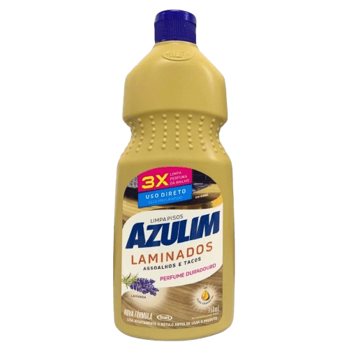 LIMPA PISO AZULIM 750ML LAMINADOS - Aramaty