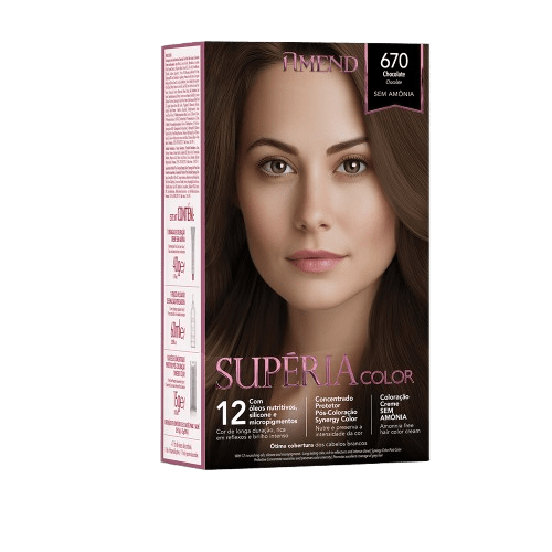 TONALIZANTE SUPÉRIA COLOR KIT 670 CHOCOLATE - Aramaty